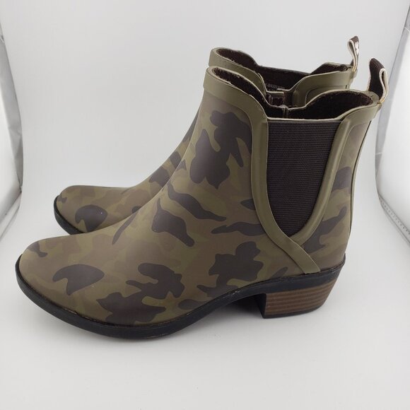 Lucky Brand | Shoes | Lucky Brand Womens Booties 6m Basel H2 Camo Pull ...